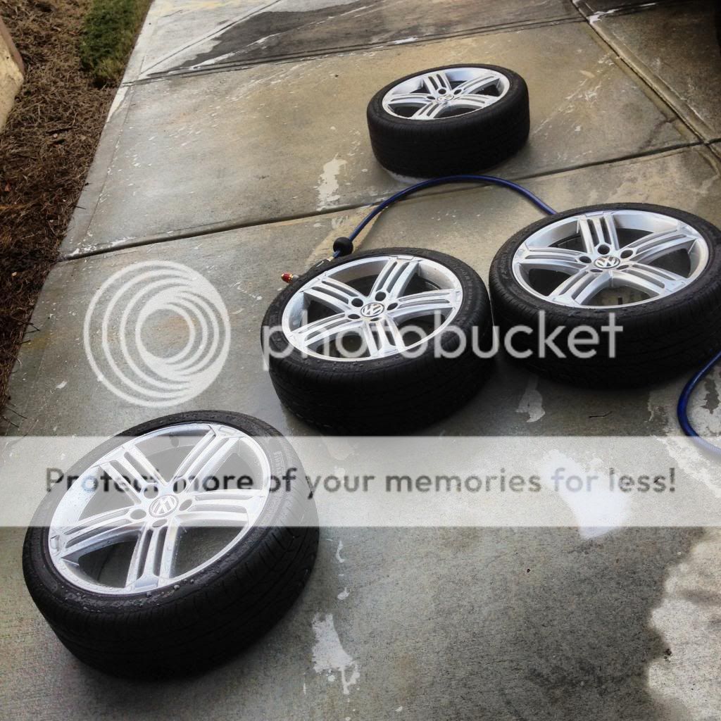 FS: Golf R Talladega Wheels with Tires | VW Vortex - Volkswagen Forum